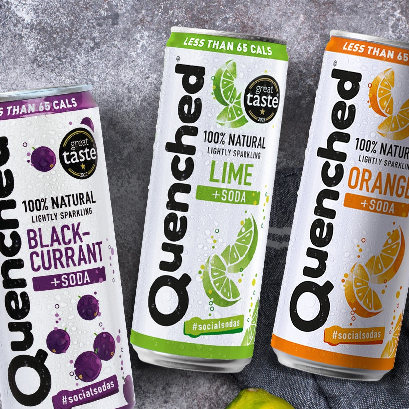 Mixed Case Fruit & Soda Drinks | Quenched Drinks